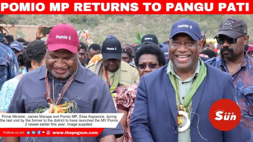 KAPAVORE JUSTIFIES WHY HE RETURNS TO GOVT