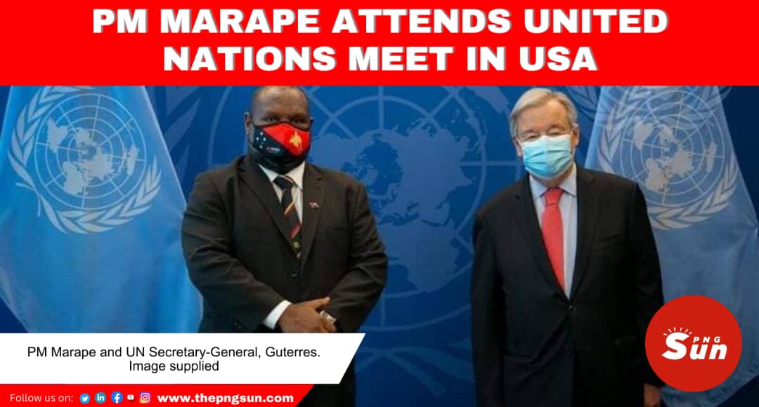 PM MARAPE ATTENDS UNITED NATIONS MEET IN USA