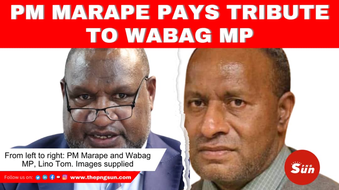 PM MARAPE PAYS TRIBUTE TO WABAG MP