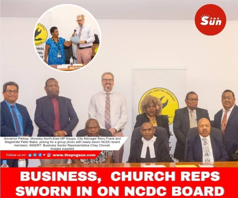 NCDC BOARD MEMBERS SWORN IN TO DRIVE DEVELOPMENTS