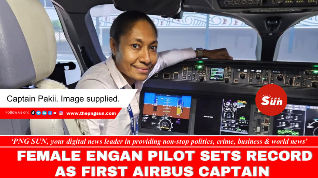 FEMALE ENGAN PILOT SETS RECORD AS FIRST AIRBUS CAPTAIN