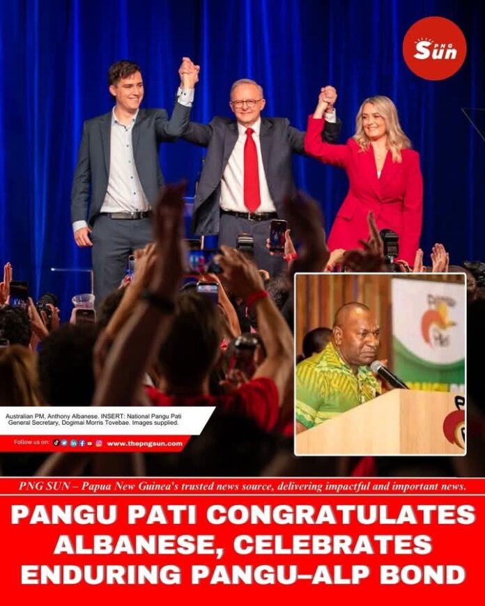 PANGU PATI CONGRATULATES ALBANESE, CELEBRATES ENDURING PANGU-ALP BOND ...