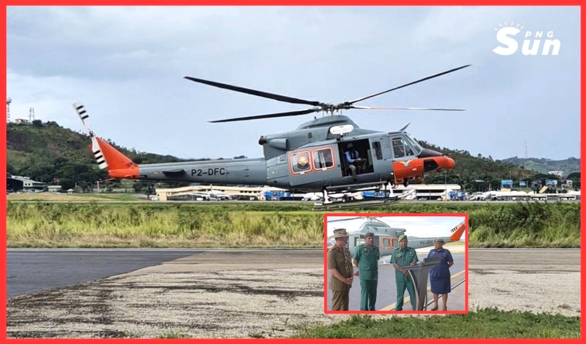 Ready for take-off: New Bell 412 Rotary wing in use by PNGDF