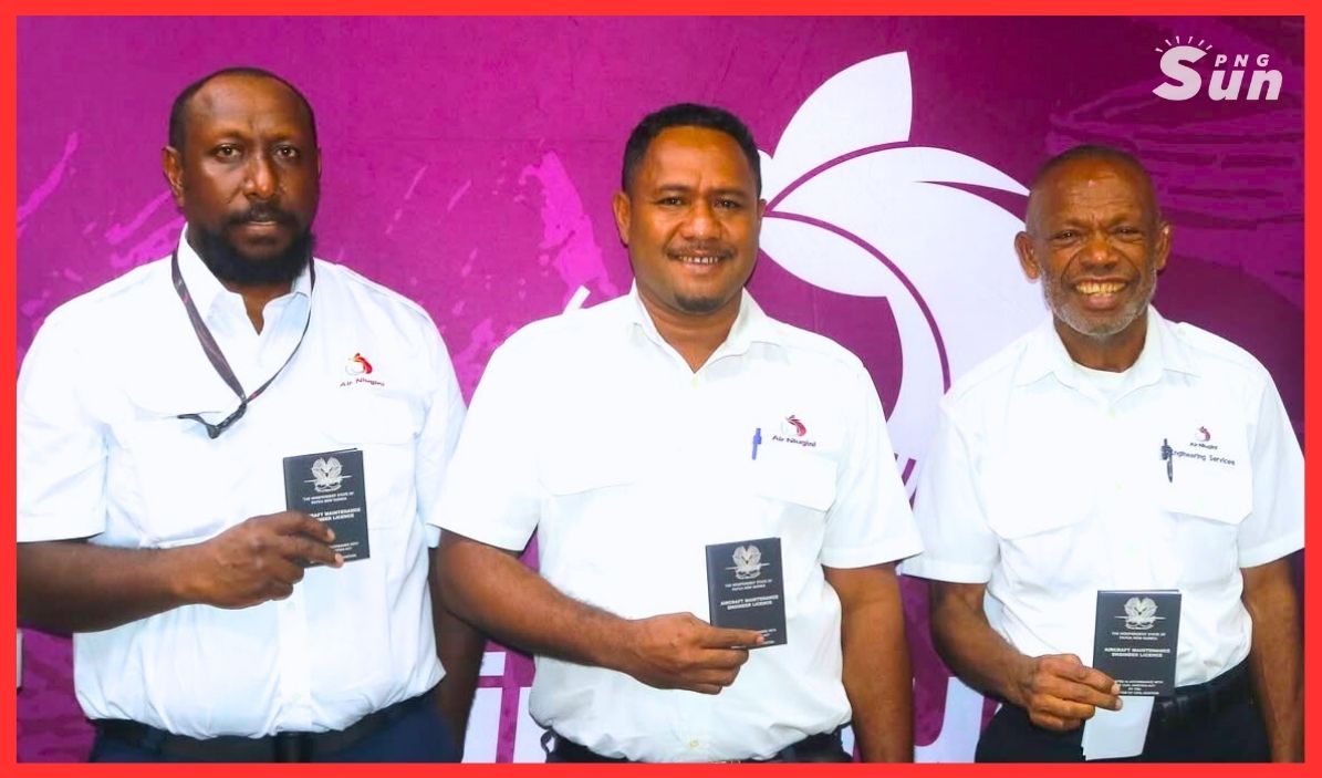 Local Air Niugini Engineers make history with Airbus A220 breakthrough