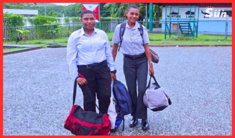 Two females recruited to join PNG Defense Force Training at Goldie ...