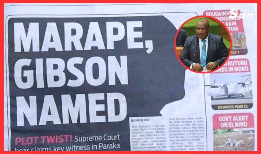 PM Marape defends record on Paraka matter, criticizes Post Courier ...